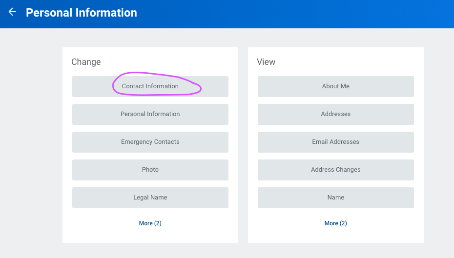 Update Your Work Email In WorkDay USC Viterbi IT